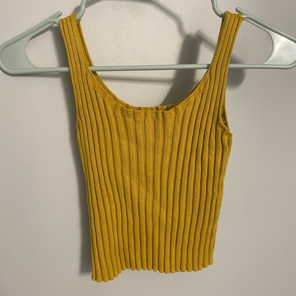 Tops | Small Yellow Tank Top | Poshmark